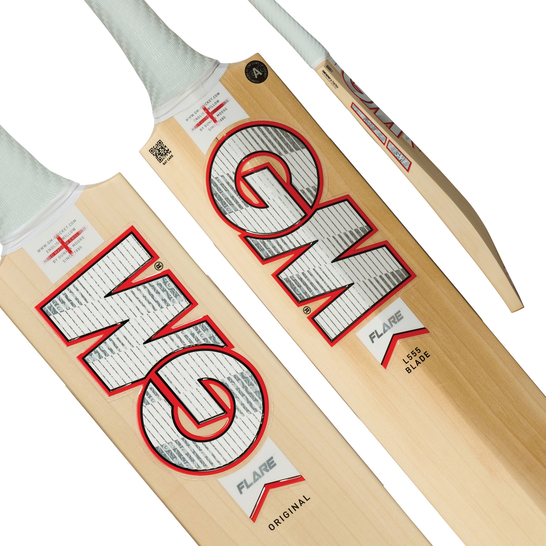 GUNN & MOORE FLARE L555 ORIGINAL EW CRICKET BAT – Greg Chappell Cricket ...